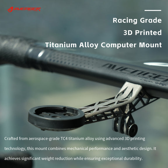 Racing Grade 3D Printed Titanium Alloy Computer Mount – Avenger Carbon Bike